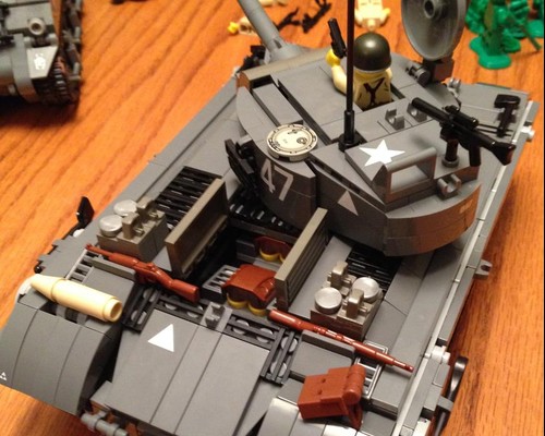 LEGO MOC M26 Pershing Tank by jeffmcclain | Rebrickable - Build with LEGO
