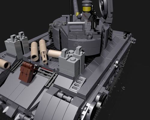 LEGO MOC M26 Pershing Tank by jeffmcclain | Rebrickable - Build with LEGO
