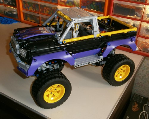 Lego Moc Monster Truck With Automated Differential Lock By Kevinmoo