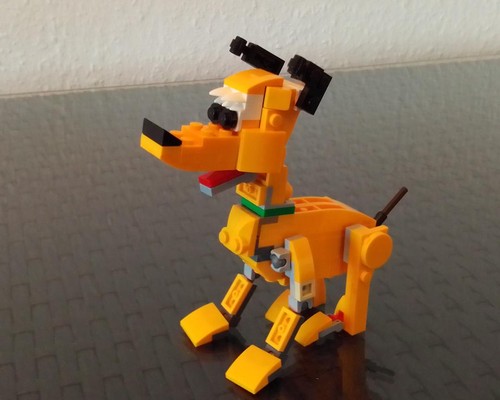 Lego Moc Pluto And Bone By Dvdliu Rebrickable Build With Lego