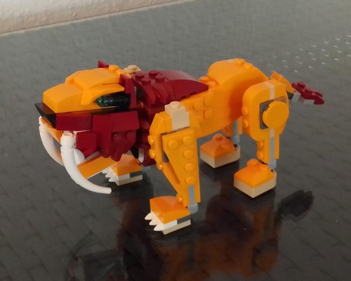 LEGO MOC Saber-toothed tiger - Lego Creator 31112 set by Bricks Ideas ...