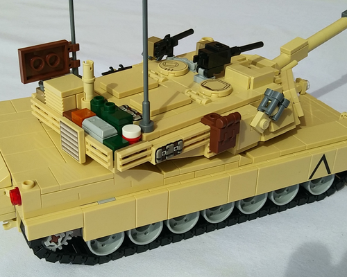 LEGO MOC M1A2 Abrams Tank w/ interior by TOPACES | Rebrickable - Build ...