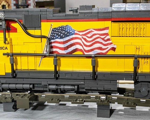 LEGO MOC Union Pacific ES44AC by Barduck | Rebrickable - Build with LEGO