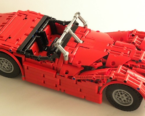 LEGO MOC Classic Jaguar Roadster RC version by martijnnab | Rebrickable ...