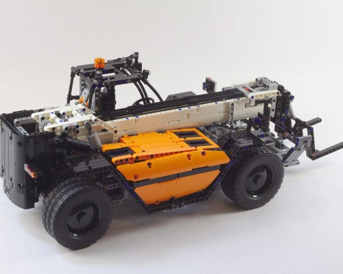 LEGO MOC Telehandler by Lipko | Rebrickable - Build with LEGO
