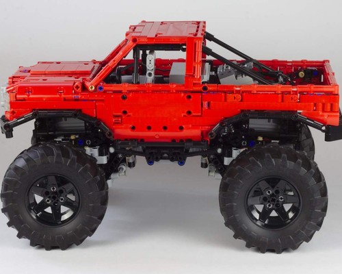 Lego Moc Monster Truck With Automated Differential Lock By Kevinmoo