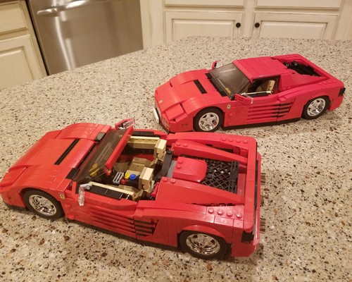 LEGO MOC Ferrari Testarossa, coupe, roadster, 2 in 1 instructions by ...