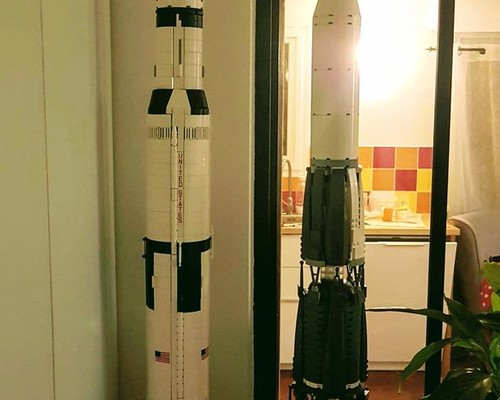 LEGO MOC Soviet N1 Rocket + LK Lander + Soyuz spacecraft by fitzrurisk ...