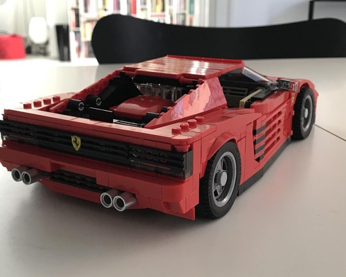 LEGO MOC Ferrari Testarossa, coupe, roadster, 2 in 1 instructions by ...