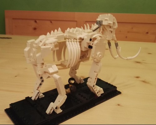 LEGO MOC Mammoth fossil by tobias79 | Rebrickable - Build with LEGO