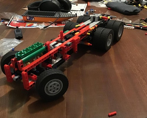 LEGO MOC Lego Technic Truck Frame by JO-17 | Rebrickable - Build with LEGO