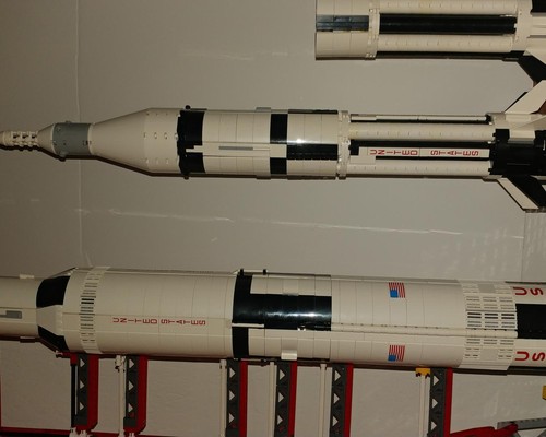 LEGO MOC Saturn IB booster (Saturn V scale) by MOCrockets | Rebrickable ...