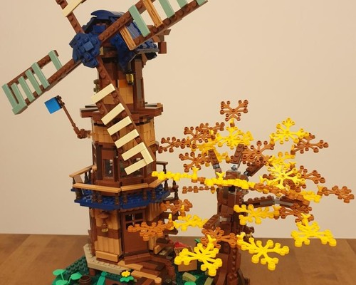 LEGO MOC Mill on the Hill by nobsta | Rebrickable - Build with LEGO