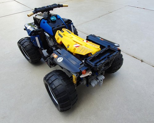 LEGO MOC Motorized Quad ATV 4x4 by Nico71 | Rebrickable - Build with LEGO