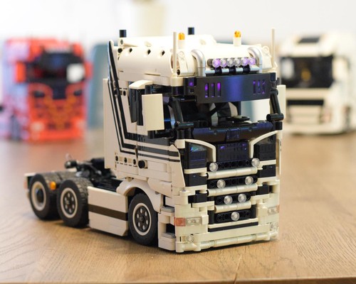 LEGO MOC Scania truck and steering trailer by technicprojects ...