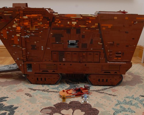 LEGO MOC SANDCRAWLER WITH FULL INTERIOR by Polyprojects | Rebrickable ...