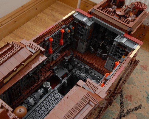 LEGO MOC SANDCRAWLER WITH FULL INTERIOR by Polyprojects | Rebrickable ...