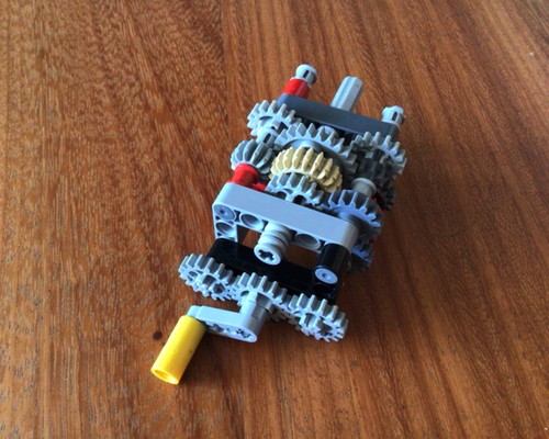 LEGO MOC 4 speed gearbox - The best gearbox ever made by noggels ...
