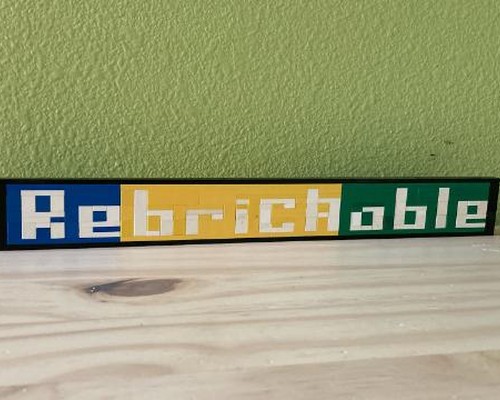 LEGO MOC Rebrickable logo by 10greg | Rebrickable - Build with LEGO