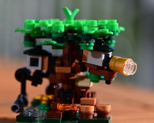 LEGO MOC Micro Tree House by pomx | Rebrickable - Build with LEGO