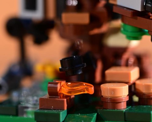 LEGO MOC Micro Tree House by pomx | Rebrickable - Build with LEGO