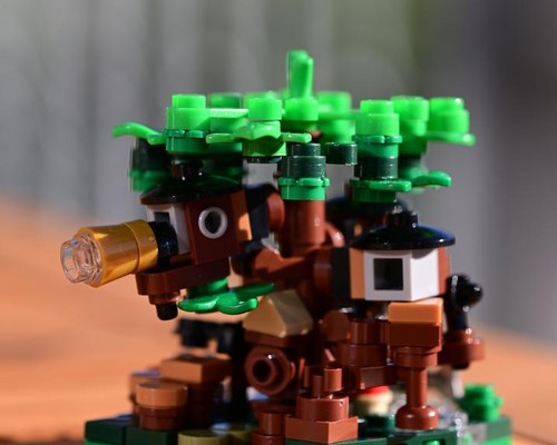 LEGO MOC Micro Tree House by pomx | Rebrickable - Build with LEGO