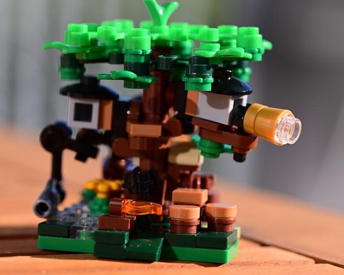 LEGO MOC Micro Tree House by pomx | Rebrickable - Build with LEGO