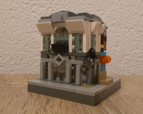 LEGO MOC Mini Modular of 10251 Brick Bank by dvdliu | Rebrickable ...