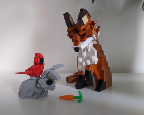 LEGO MOC Red Fox by Miro | Rebrickable - Build with LEGO