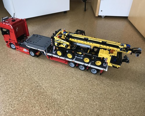 LEGO MOC Scania truck and steering trailer by technicprojects ...