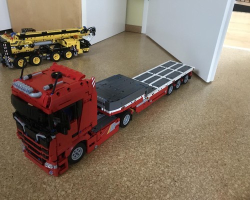 LEGO MOC Scania truck and steering trailer by technicprojects | Rebrickable - Build with LEGO