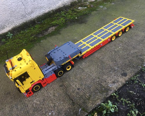 LEGO MOC Scania truck and steering trailer by technicprojects ...