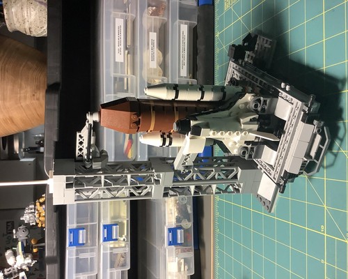 LEGO MOC Launch Pad (partial) & Crawler - Extras for Mini Space Shuttle ...
