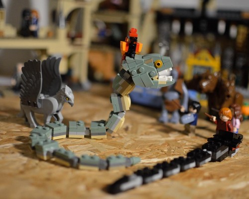 LEGO MOC Harry Potter Minifigure Scale Basilisk by 2bricksofficial ...