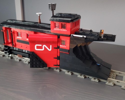 LEGO MOC Train Snow Plow by Yellow.LXF | Rebrickable - Build with LEGO