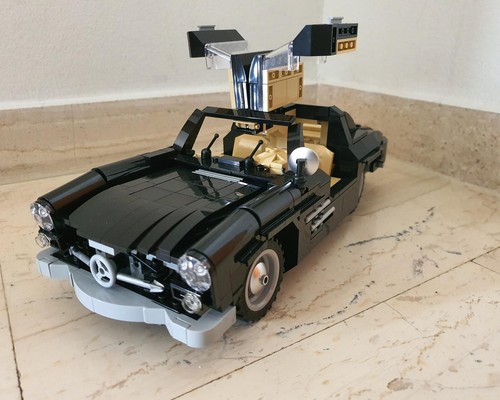 LEGO MOC Mercedes Benz 300SL Gullwing by firas_legocars | Rebrickable ...