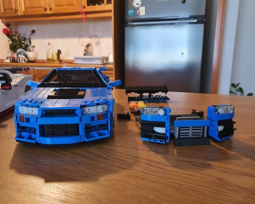 LEGO MOC Nissan Skyline GTR R34 by firas_legocars | Rebrickable - Build ...