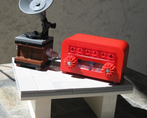 LEGO MOC Vintage Radio by timeremembered | Rebrickable - Build with LEGO