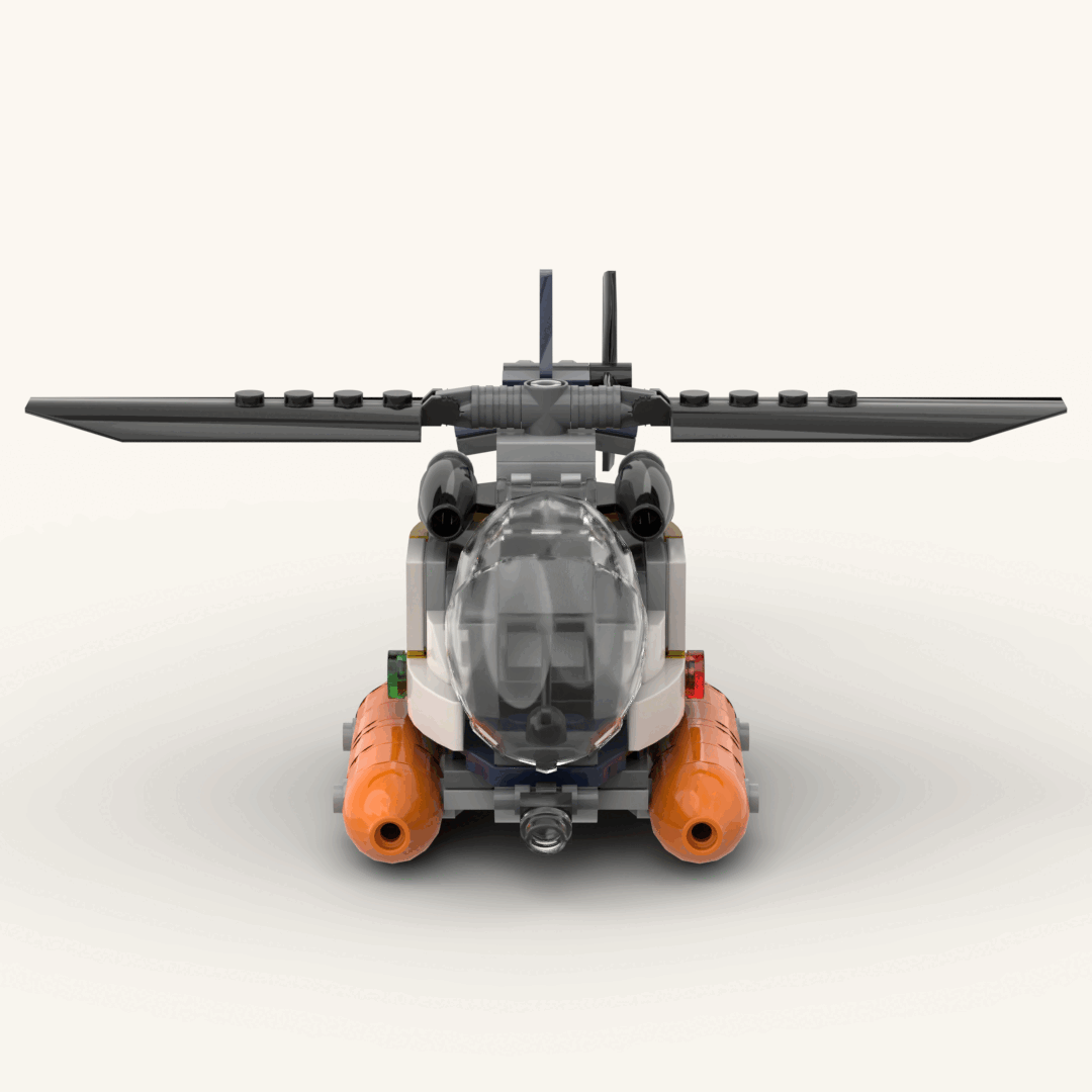 LEGO MOC-216647 Tiny Pontoon Helicopter by Wacky | Rebrickable - Build ...