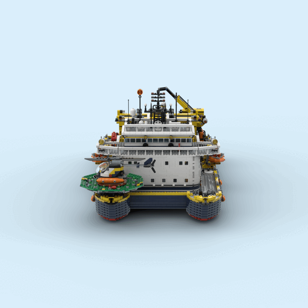 LEGO MOC-220063 Catamaran Research Vessel by Wacky | Rebrickable ...