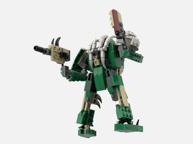 LEGO MOC-191262 31058 Zaku Brutal Mobile Suit Mecha by Reactorcore ...