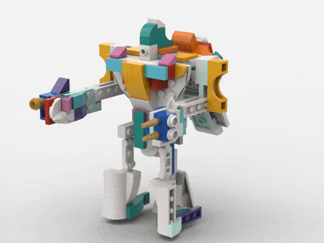 LEGO MOC 31140 Spectrum Sentinel Mech by Reactorcore | Rebrickable ...