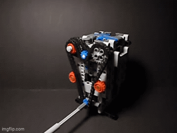LEGO MOC-168763 2-Cylinder 4-Stroke Engine with Ignition by Stef234 ...