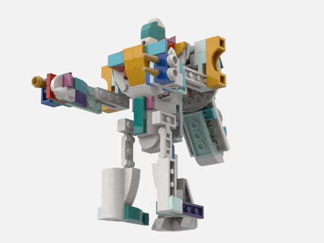 LEGO MOC 31140 Spectrum Sentinel Mech by Reactorcore | Rebrickable ...