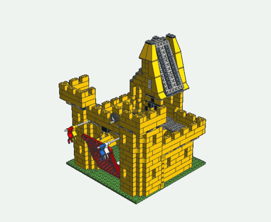 LEGO MOC 375-2 Classic Yellow Castle MOC #7 by spinox | Rebrickable ...