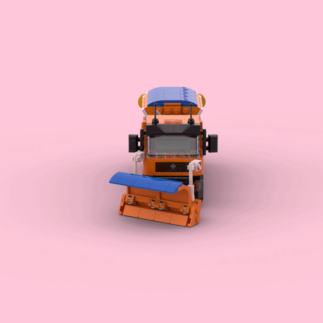 LEGO MOC-224938 Snow Plow Lorry by Wacky | Rebrickable - Build with LEGO