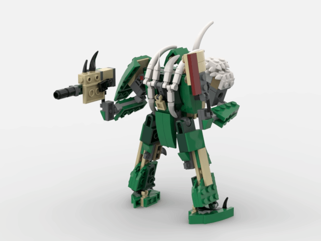 LEGO MOC-191262 31058 Zaku Brutal Mobile Suit Mecha by Reactorcore ...