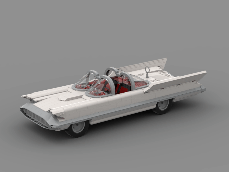 LEGO MOC-213743 1955 Lincoln Futura by Bricksota | Rebrickable - Build ...