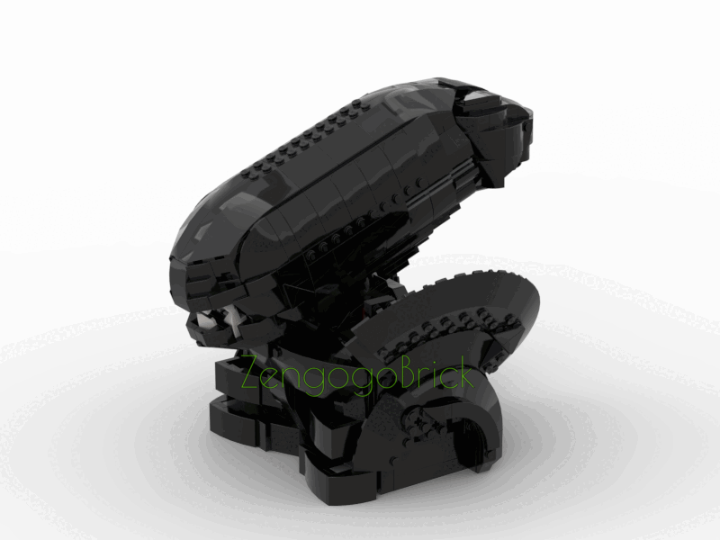 LEGO MOC-248753 21349 Xenomorph Bust by zengogobrick | Rebrickable ...