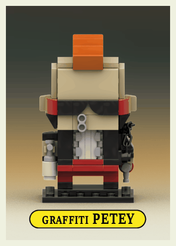 LEGO MOC-211303 Graffiti Petey - Garbage Pail BricKidz MOC by Gisby ...